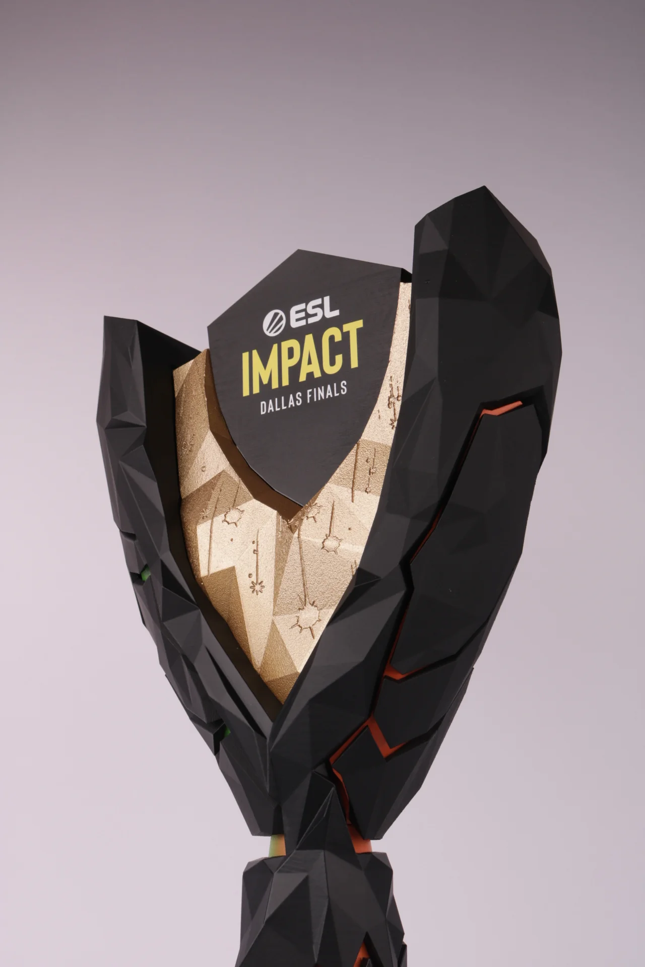 ESL Impact Custom 3D Printed Golden Finish Trophy - Fabit